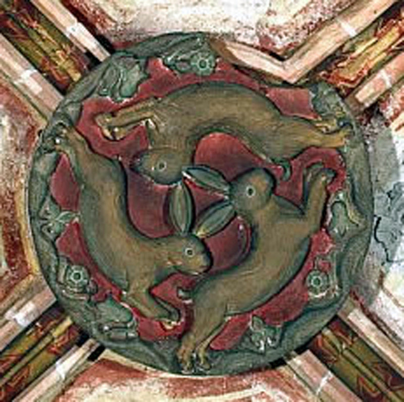 three-hares-decorative-terracotta-wall-tile – Arts and Crafts Living